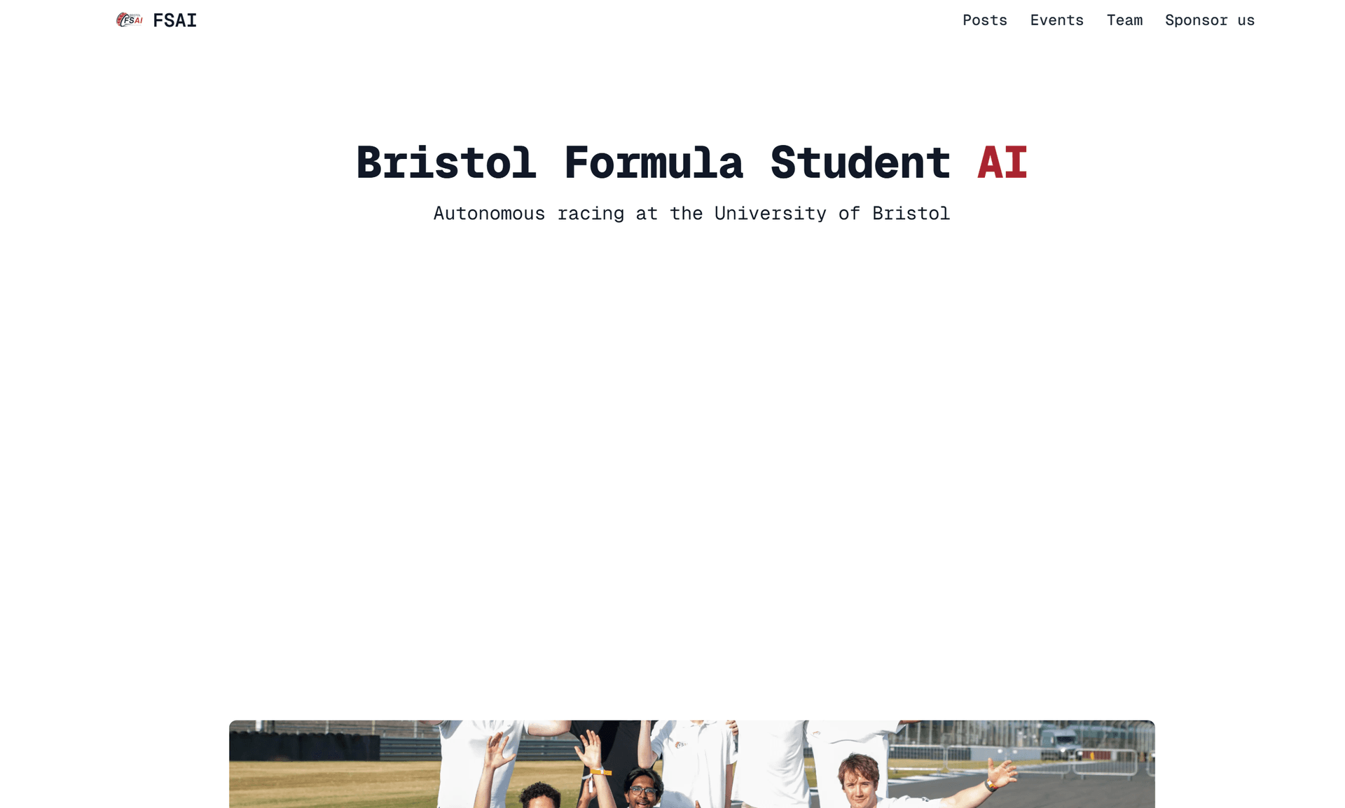 Home | Bristol Formula Student AI